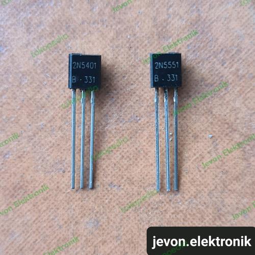 Jual Transistor TR IC 2N5401 2N5551 2N 5401 5551 B331 Original - 2N5551 ...
