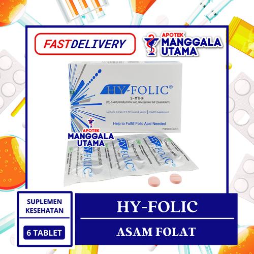 Jual HY FOLIC ASAM FOLAT PER STRIP @ 6 TABLET - Kota Palembang - APOTEK ...
