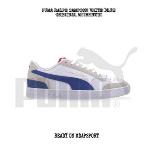 Jual Sepatu Puma Ralph Sampson White Blue Original - Biru, 40 - Kota ...