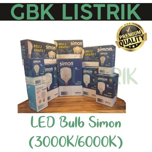 Jual LAMPU LED 2 GRATIS 1 SIMON FAMILY PACK 5W 7W 9W PUTIH - 5W - Kota ...