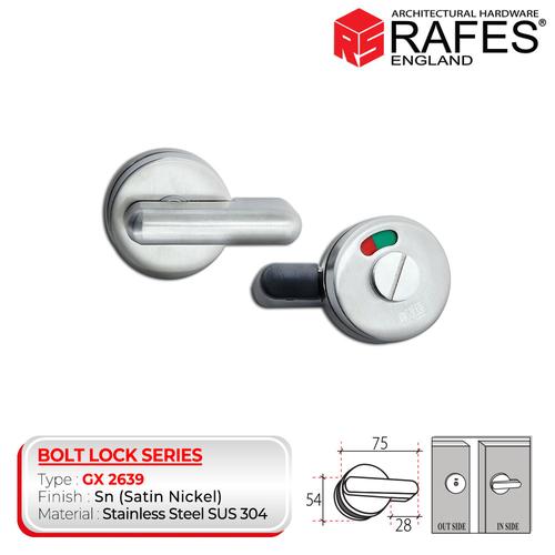 Jual BOLT LOCK SERIES RAFES STAINLESS STEEL - GX 2639 - Jakarta Barat ...