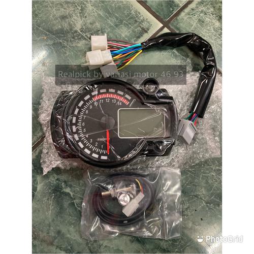 Jual speedometer model koso universal kilometer digital universal motor ...