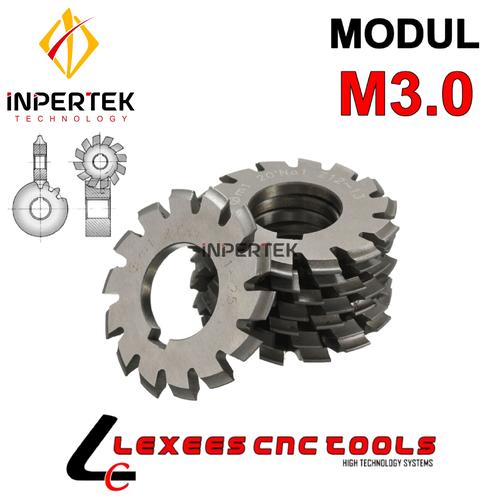 Promo Gear Involute Cutter Modul 3 No.4 cutter Modul Pembuat Gear Modul ...
