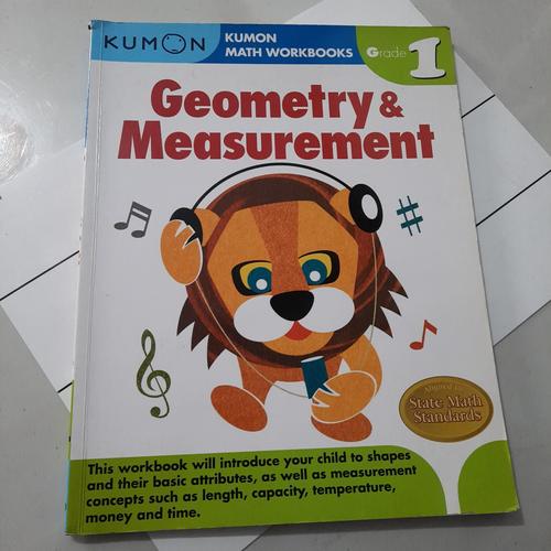 Jual thrift kumon math workbook grade 1 Geometry and measurement buku ...