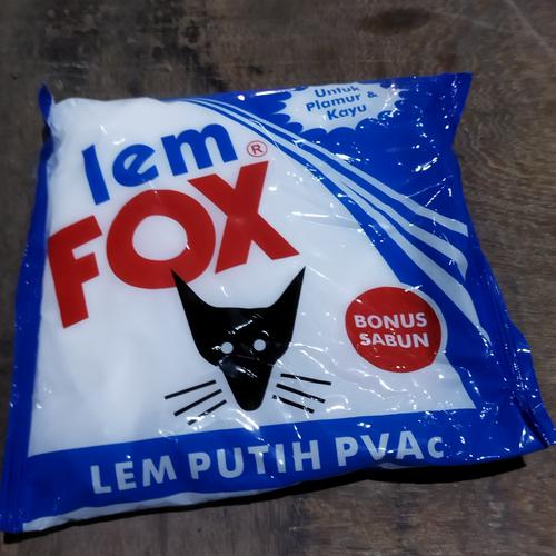 Jual Lem Putih PVAC FOX Biru Lem Plamir Plamur Kertas 350 GRAM - Kota ...