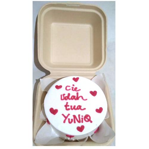 Jual Bento Cake/kue ulang tahun bento/kue ultah bento/bento cake korean ...