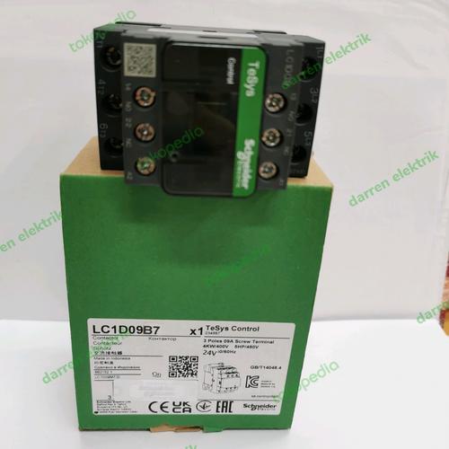 Jual kontaktor schneider LC1D09B7, 24vac - Jakarta Barat - darren ...