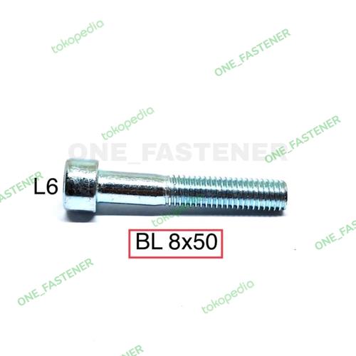 Jual POLOS Baut L M8x50 PUTIH L6 8mm 5cm hex socket L Heads cap screw ...