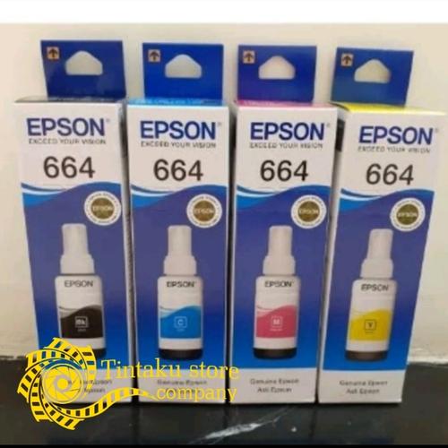 Jual EPSON 664 - TINTA BOTOL ORIGINAL EPSON 70ML - Hitam - Jakarta ...