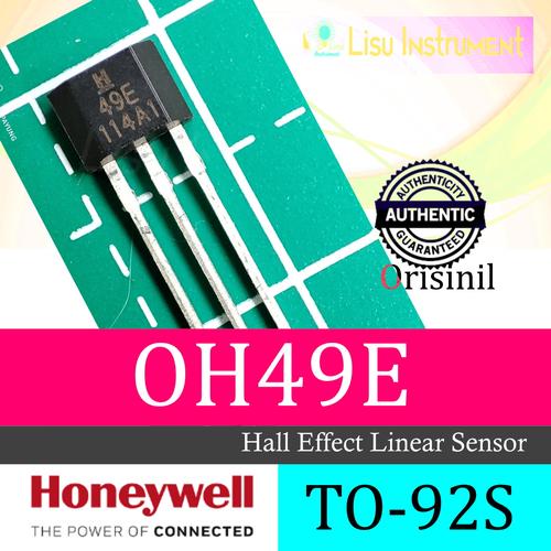 Jual SS49E 49E Magnetic Sensors Hall Effect Linear Sensor TO-92S ...