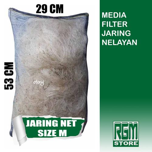 Jual Jaring benang nelayan media filter kolam ikan aquarium murah ...