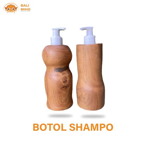 Jual BOTOL SHAMPO KAYU/TEMPAT/BOTOL HAND SANITIZER/SABUN CAIR/WADAH ...