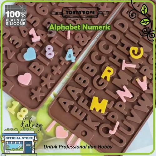 Jual Cetakan silikon huruf angka alphabet Happy Birthday Fondant ...