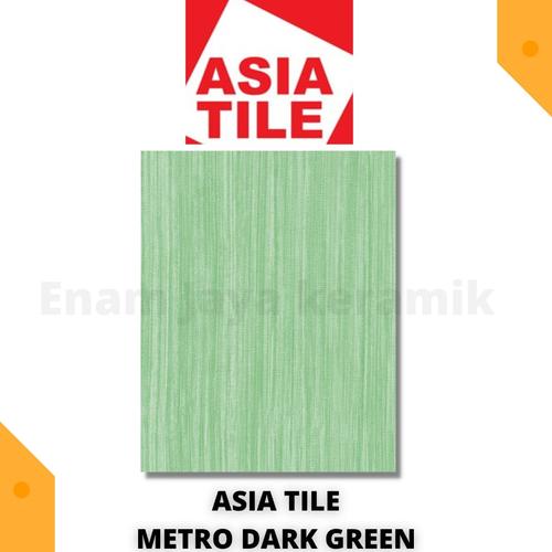 Jual Keramik Asia Tile Metro Dark Green dll, 20x25 Keramik Dinding ...