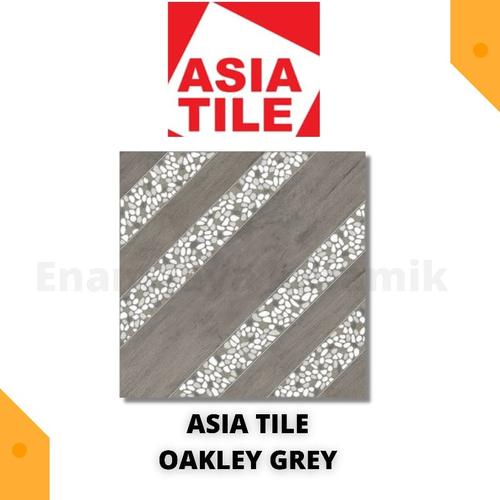 Jual Keramik Asia Tile Oakley Grey, Brown 40x40 Keramik Lantai - Grey ...
