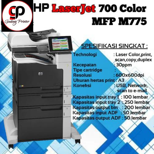 Jual Printer Foto Copy Warna A3 Hp Laserjet Enterprise 700 Color MFP ...
