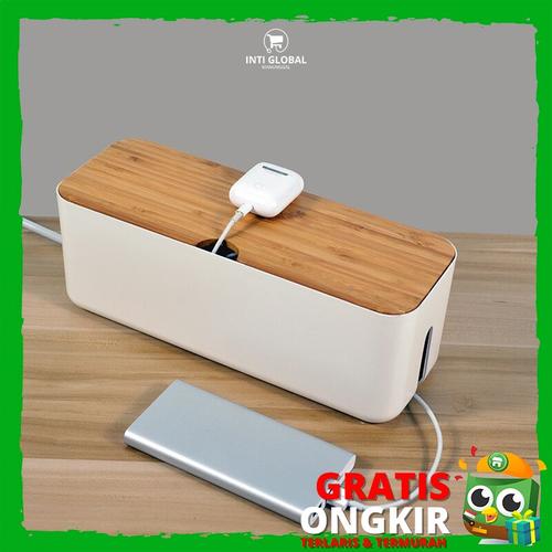 Jual Kotak Organizer Pengatur Kabel - Cable Management Box Charger Box ...