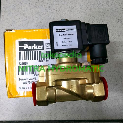 Jual PARKER LUCIFER 321H35 (½") 40BAR 24VDC SOLENOID VALVE 2/2WAY PNEUMATIC - Jakarta Barat ...
