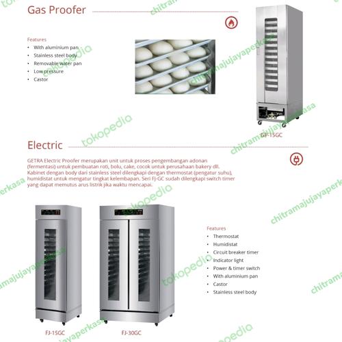 Jual ELECTRIC PROOFER/PENGEMBANG ADONAN GETRA TIPE FJ-30GC - Jakarta ...