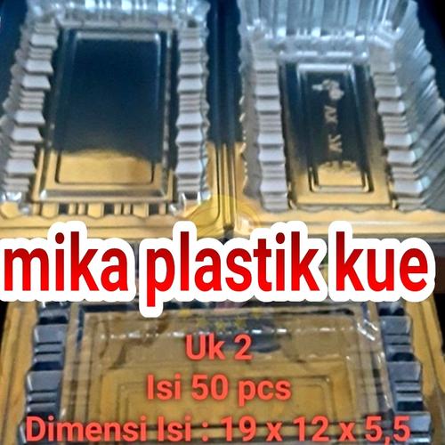 Jual MIKA PLASTIK KUE UK 2 / MIKA BENING KUE ISI 50 PCS - Jakarta Pusat ...