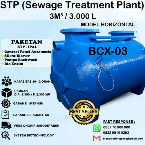 Jual STP BIOTECH / BIOTANK IPAL BIOFIL 3M3/3.000 LITER - Kab. Tangerang ...