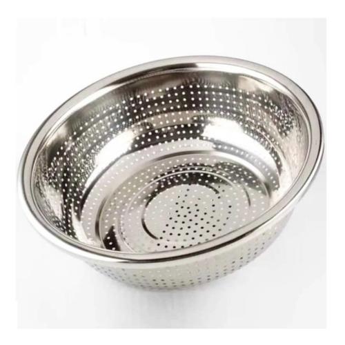 Jual BASKOM BOLONG / SARINGAN BASKOM / TIRISAN STAINLESS - 20 CM - Kota ...