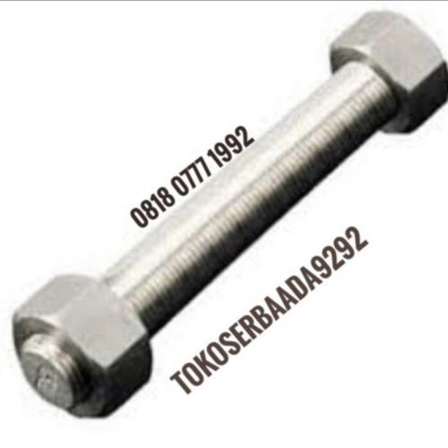 Jual Studbolt & Nut SS316 1/2 x 2-1/2" ; Baut Stud & Nut 1/2 x 2-1/2 ...