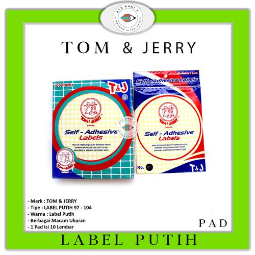 Jual Tom n Jerry Label Putih 97-99-100-101-103-104 [ 1 PAD ] - 97 ...
