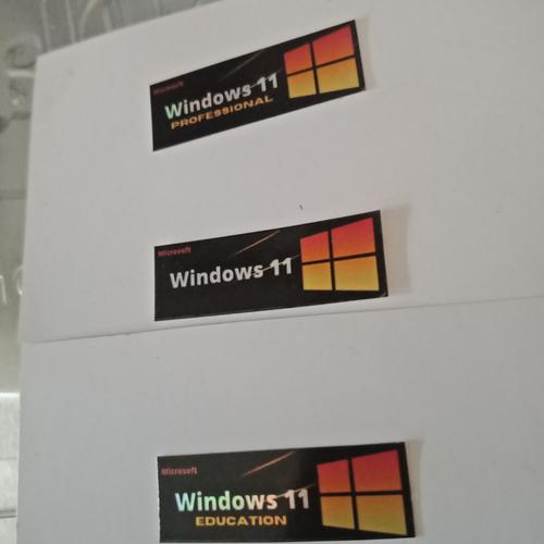 Jual Windows 11 black shine stiker hologram edition 2022 - w11 ...
