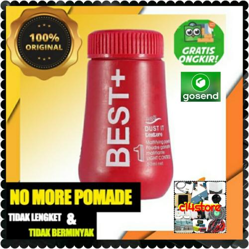 Jual ORIGINAL BEST HAIR POWDER DUST IT HAIR STYLING TEXTURE POMADE ...