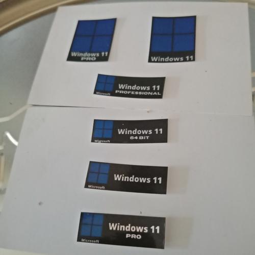 Jual Windows 11 black dark stiker hologram edition 2022 - w11 regular ...