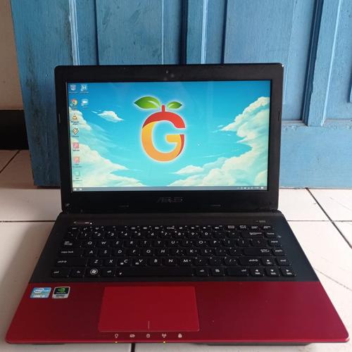 Jual Asus K45VD Merah core i3 RAM 4GB Dual VGA NVIDIA Geforce 2GB Intel ...