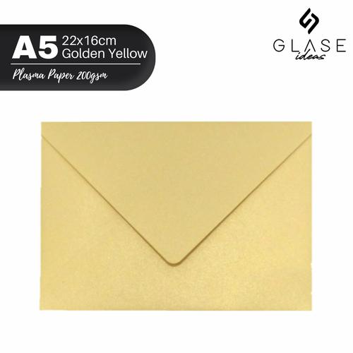 Jual Amplop Kuning Emas Tebal A5 Plasma 200gr amplop jasmine gold ...