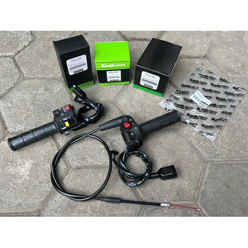 Jual Holder Kiri Kawasaki Ninja R RR set Gas Spontan dan Handgrip KWSK ...