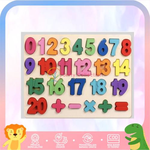 Jual Puzzle Kayu Chunky Landscape Mainan Edukasi Belajar Angka Huruf ...