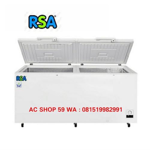 Jual CHEST FREEZER RSA CF-740 BOX PEMBEKU DAGING IKAN 702L 2 PINTU NEW ...