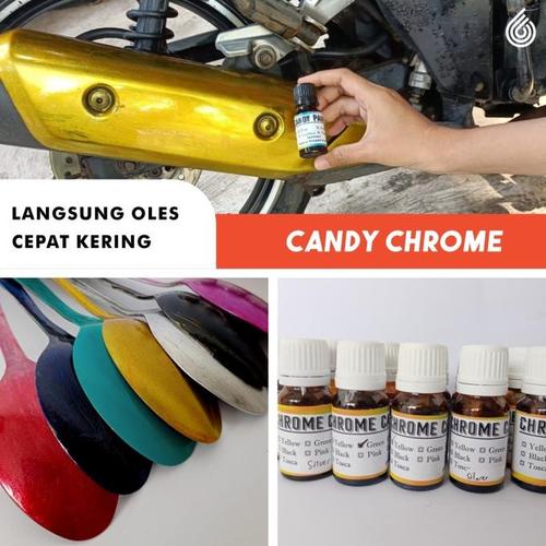 Jual PEWARNA LOGAM CHROME PELAPIS LOGAM ISNTANT OLES CANDY PAINT ...