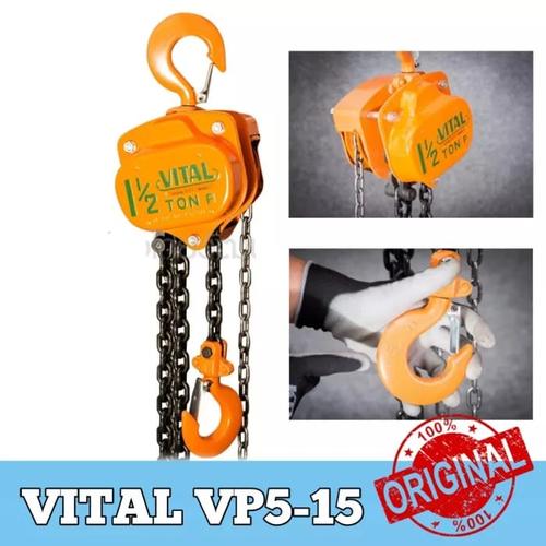 Jual Murah Chain Block Vital Original 1,5 Ton x 3 Meter - Jakarta Utara ...