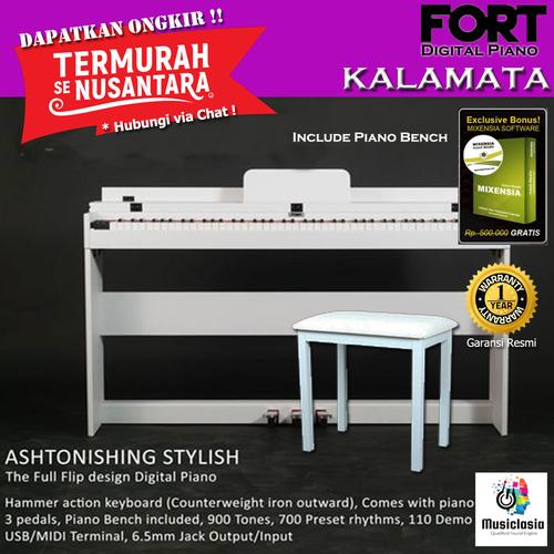 Jual Fort Kalamata Digital Piano - Original Garansi Resmi - Putih ...