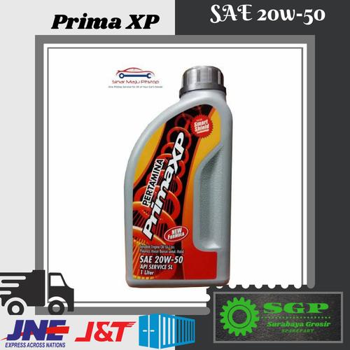 Jual Oli Prima XP New PrimaXP 1 Liter SAE 20w-50 original pertamina ...