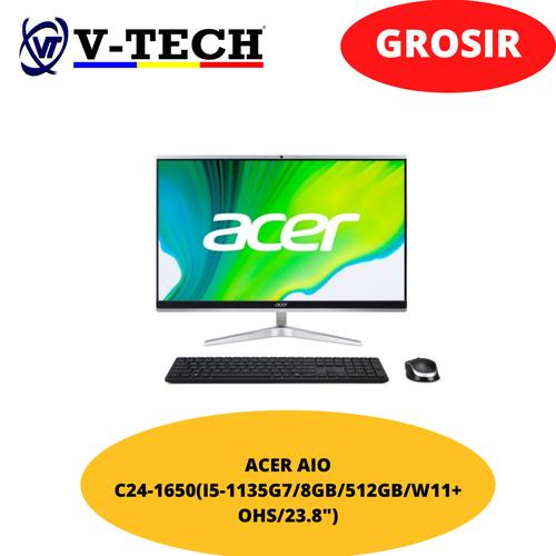 Jual ACER AIO C24-1650(I5-1135G7/8GB/512GB/W11+OHS/23.8") - Kota Bandar ...