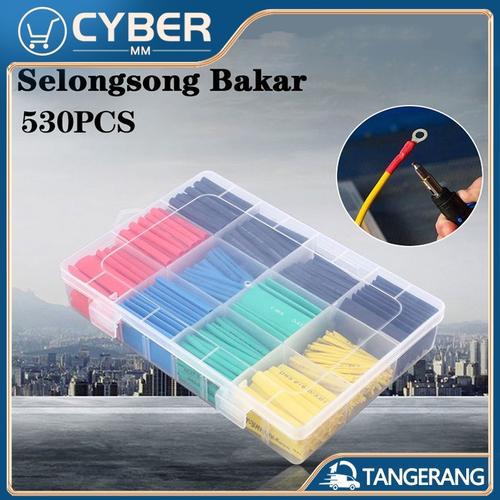 Jual *530 Pcs* Isolasi Bakar Kabel Selang Bakar Selongsong Bakar ...