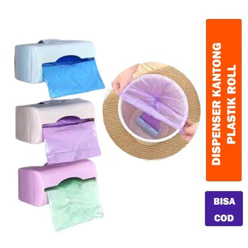 Jual Dispenser plastik roll kantong dispenser kresek mini kantong ...