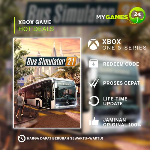 Jual Bus Simulator 21 Xbox One Series X|S redeem code game - standard ...