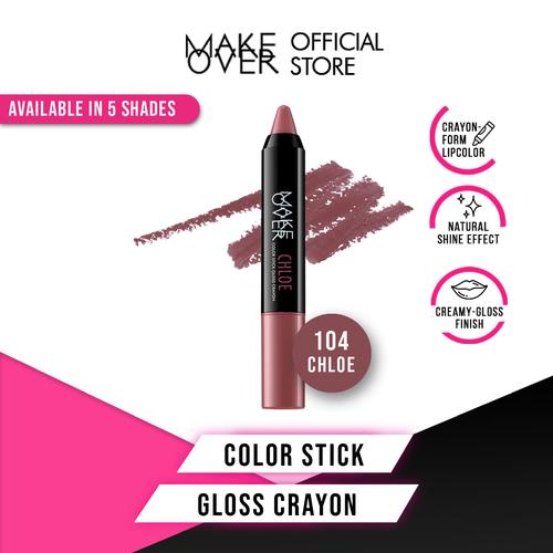 Promo MAKE OVER Color Stick Gloss Crayon 3 g - Lipstick Gloss - 104 ...