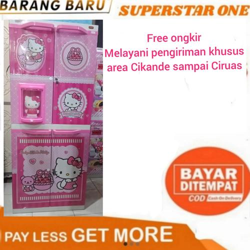 Jual Lemari Plastik Naiba 9284 MSC Doll Hello Kitty / Lemari Naiba 4 ...