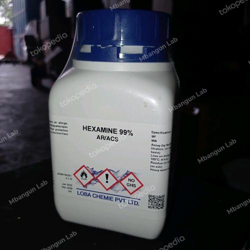 Jual Hexamethylenetetramine / Hexamine 99% For analysis Loba Chemie 500Gr - Kota Depok ...