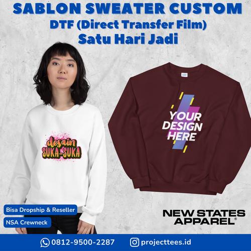 Jual Sablon Sweater NSA Custom - Sweater Logo - Jakarta Selatan ...