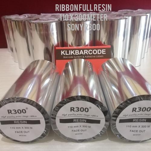 Jual RIBBON BARCODE FULL RESIN SONY R300 110 X 300 FOR ZEBRA - SATO ...