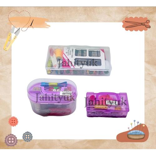 Jual Alat Jahit Set Sewing Kit Lengkap / Sewing Kit Lengkap Portable ...